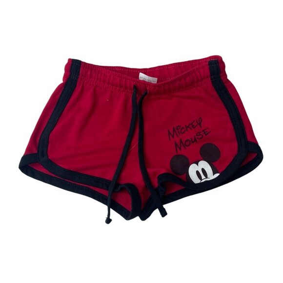 Disney | Bottoms | Disney Mickey Mouse Red Black Kids Junior Girl ...